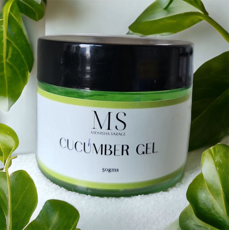Cucumber gel | Gel based moisturiser | Sweat proof | 50gms – Monisha Sarage
